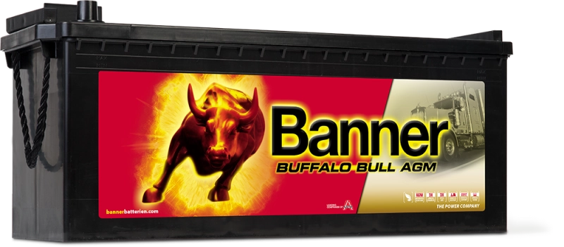 ⊳ Starterbatterie für Fern-LKW und Busse | Buffalo Bull AGM 670 01
