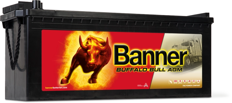 ⊳ Starter battery for long-distance HGVs and buses | Buffalo Bull AGM ...
