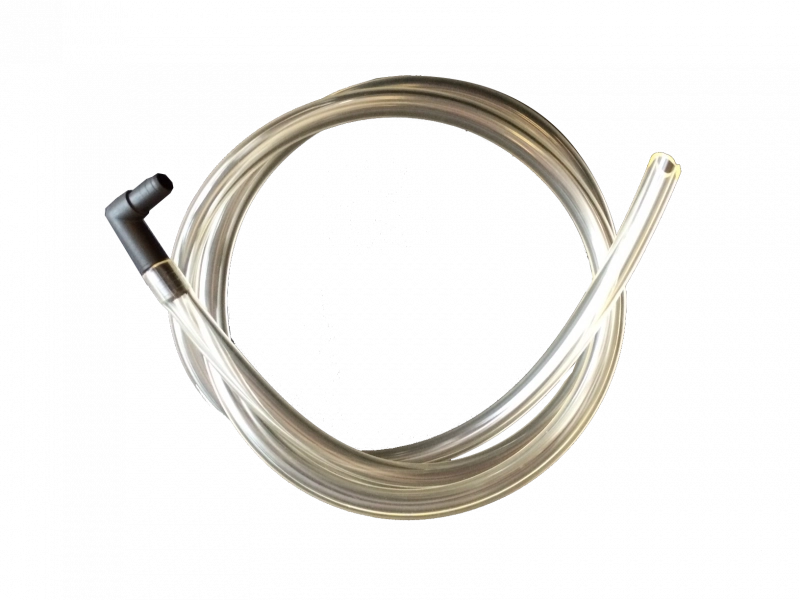 Degassing hose and elbow